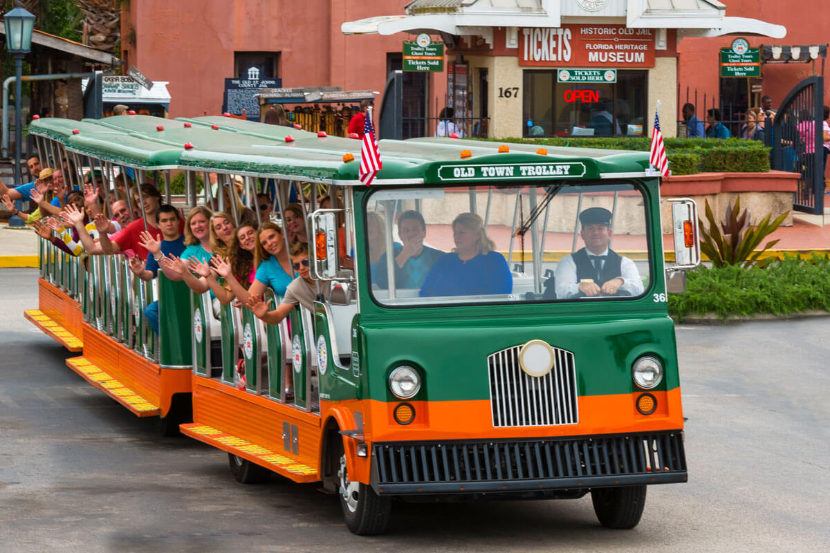 St. Augustine One Day Trolley Tour Tickets & Information